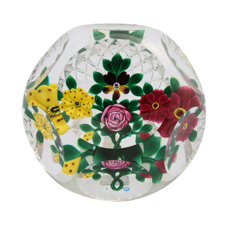 Ray and Bob Banford Bouquet Paperweight at 1stDibs