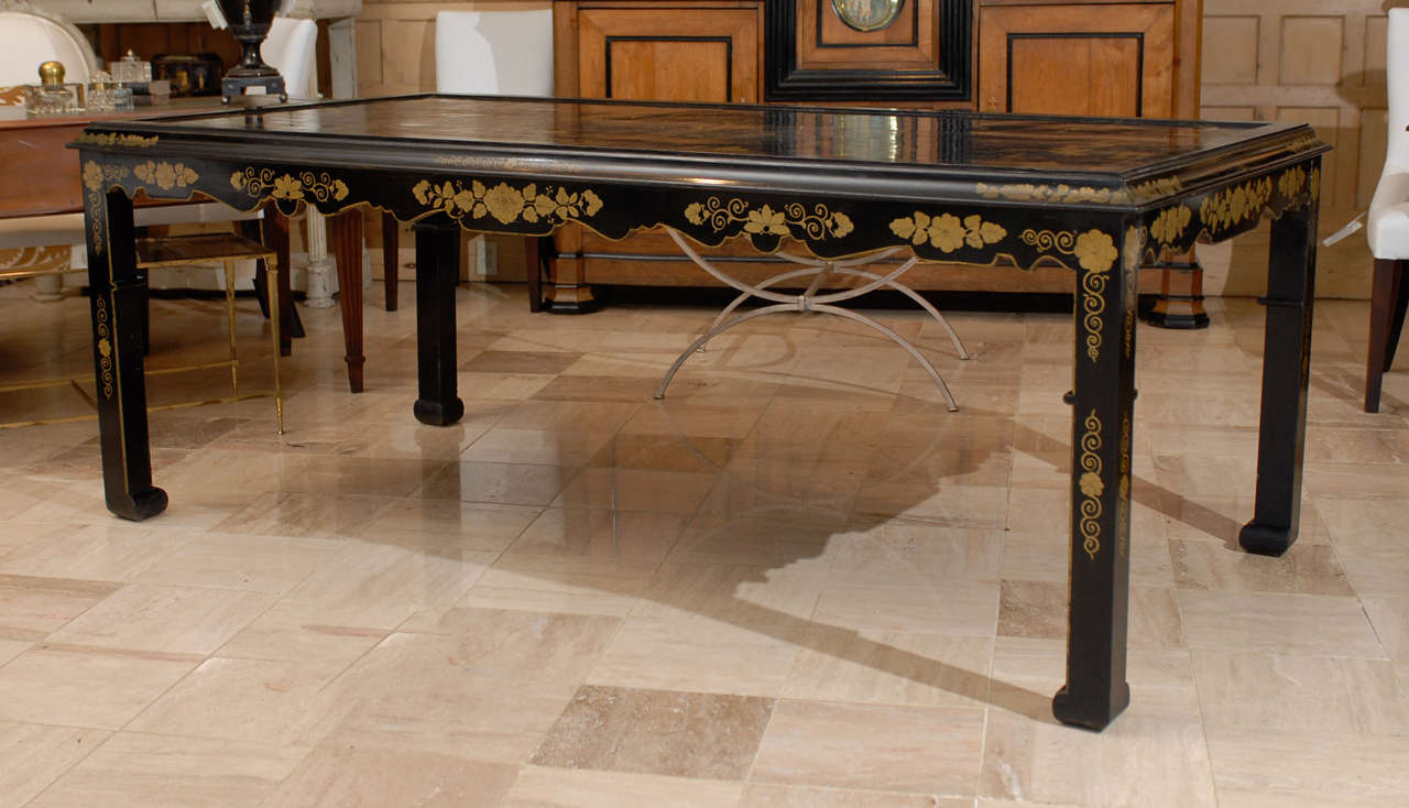 19th Century French Chinoiserie Dining Table at 1stDibs