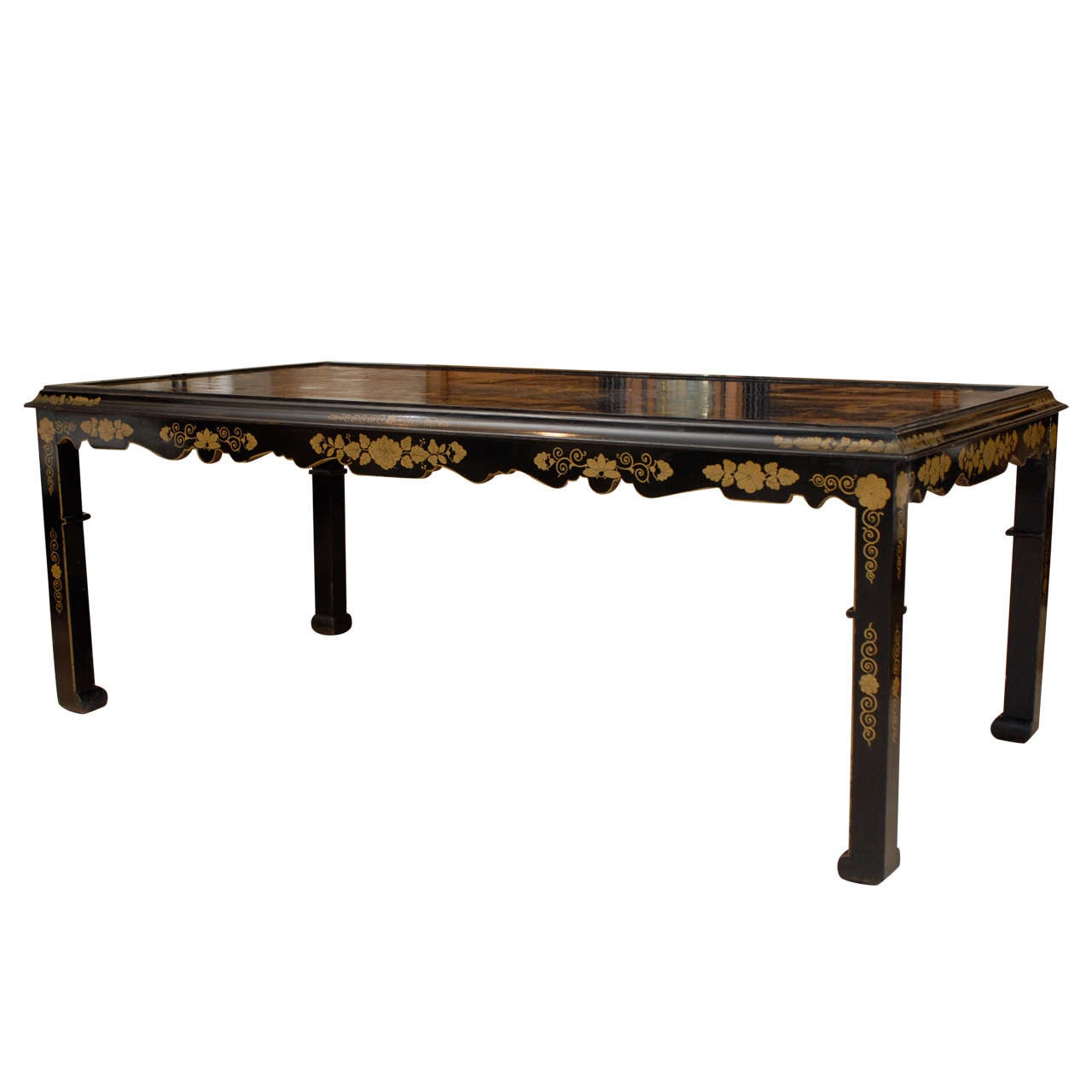19th Century French Chinoiserie Dining Table at 1stDibs