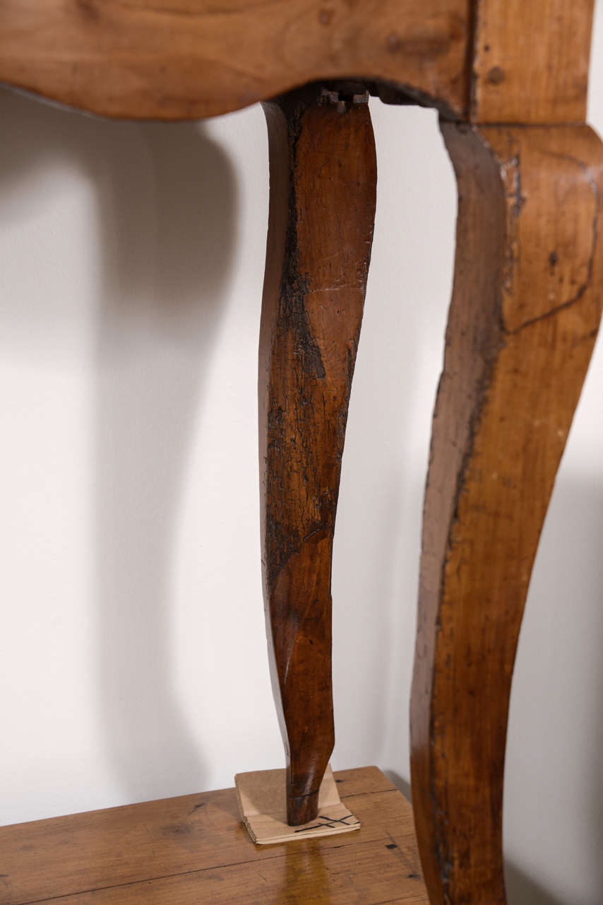 19th Century French Narrow Cherry Sofa Table/Server at 1stDibs