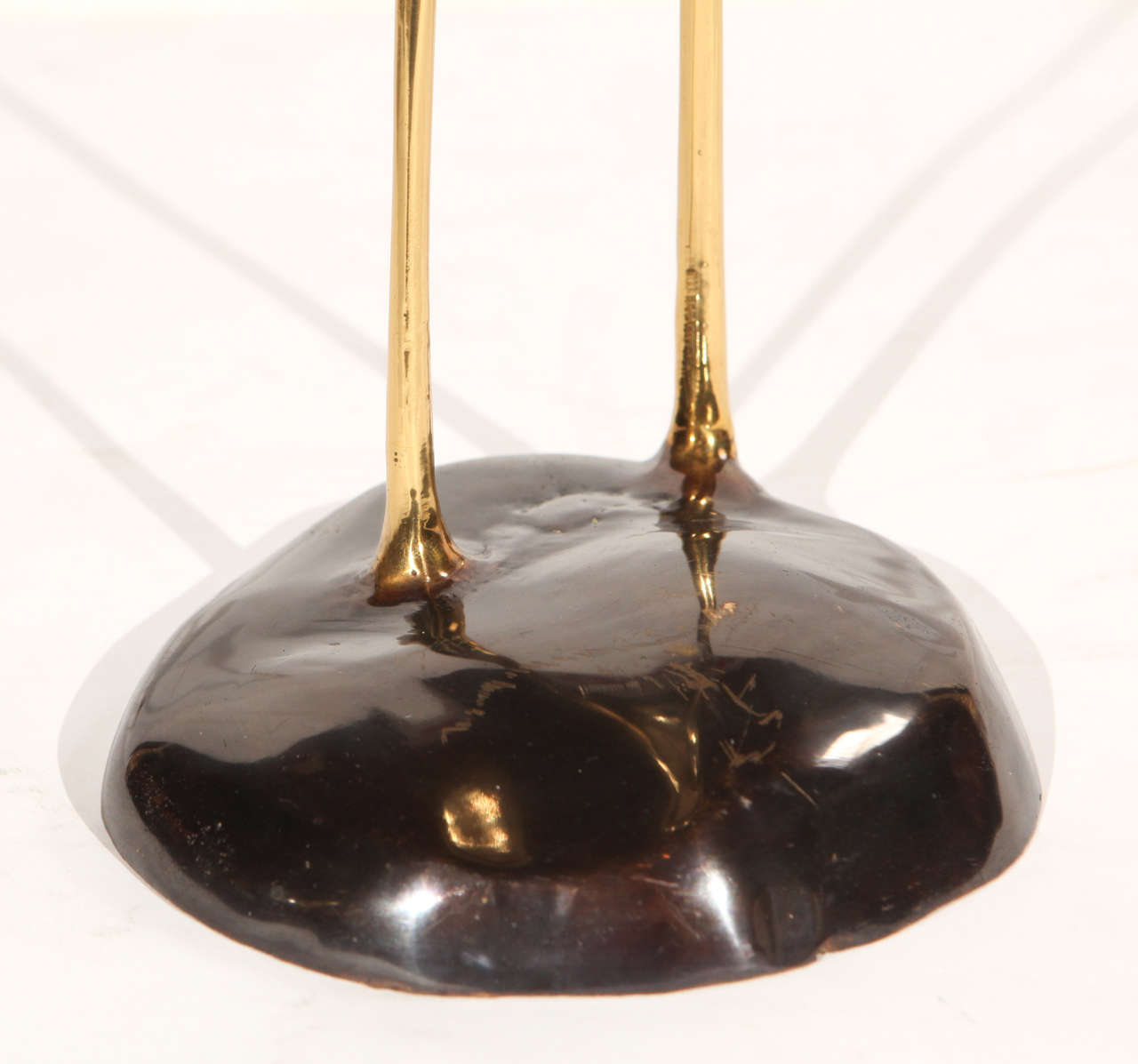 Pair of Vintage Brass Cranes at 1stDibs | brass cranes pair, large ...