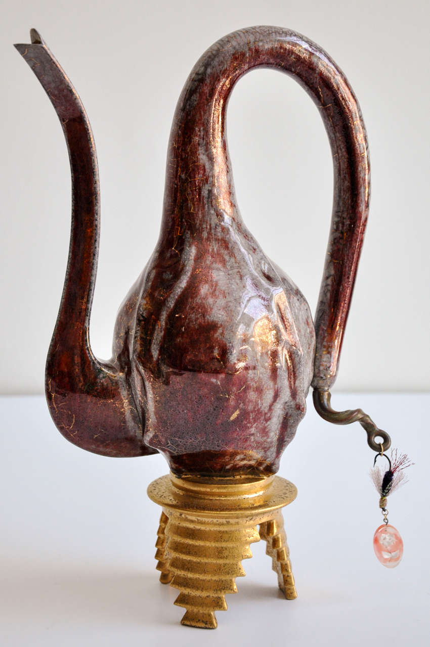 Porcelain "Mystery" Ewer by Ceramic Artist Adrian Saxe, 1997 For Sale ...