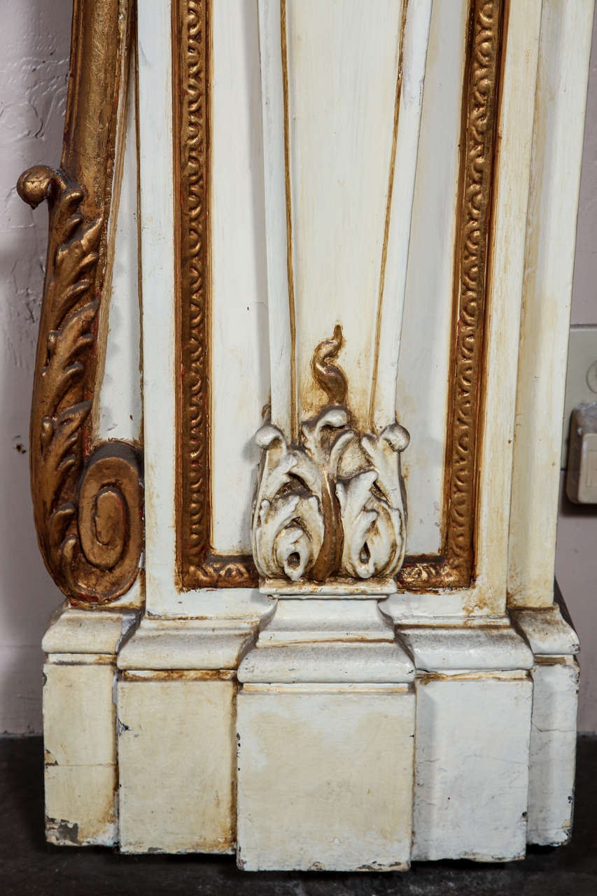 1950s Large Figural Greek Revival Wooden Mantel from East 56th St in ...