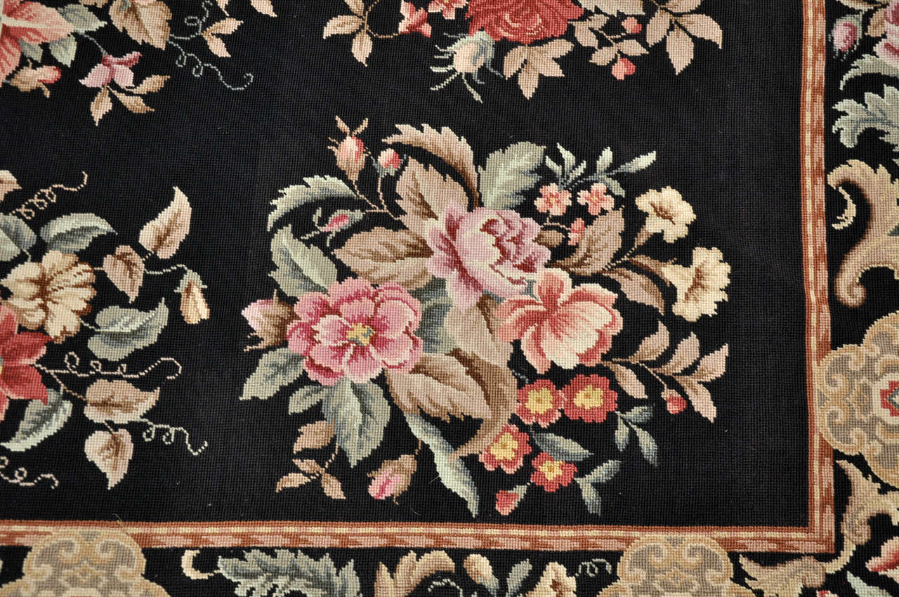 Fine Needlepoint Rug For Sale at 1stDibs