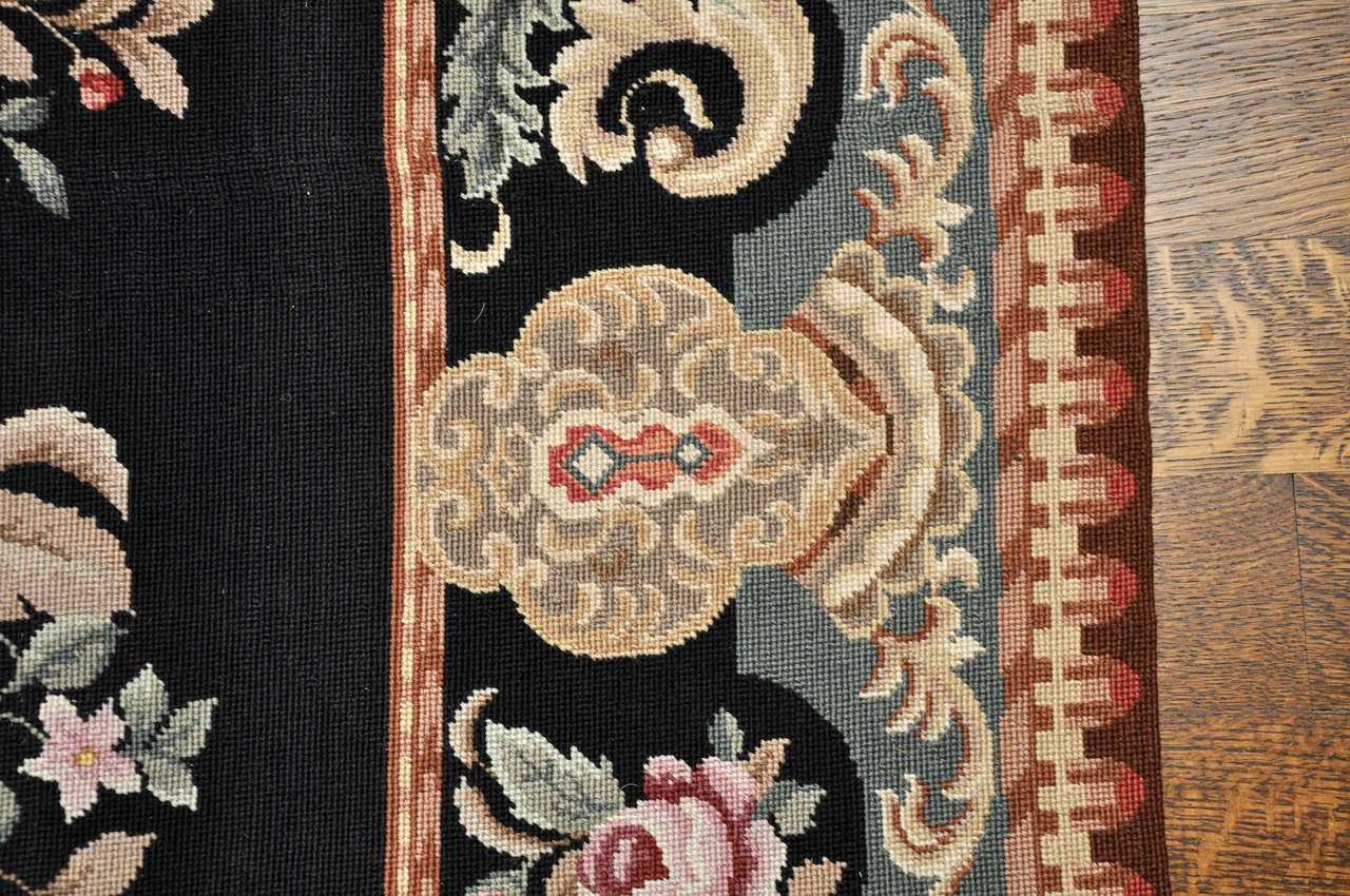 Fine Needlepoint Rug For Sale at 1stDibs