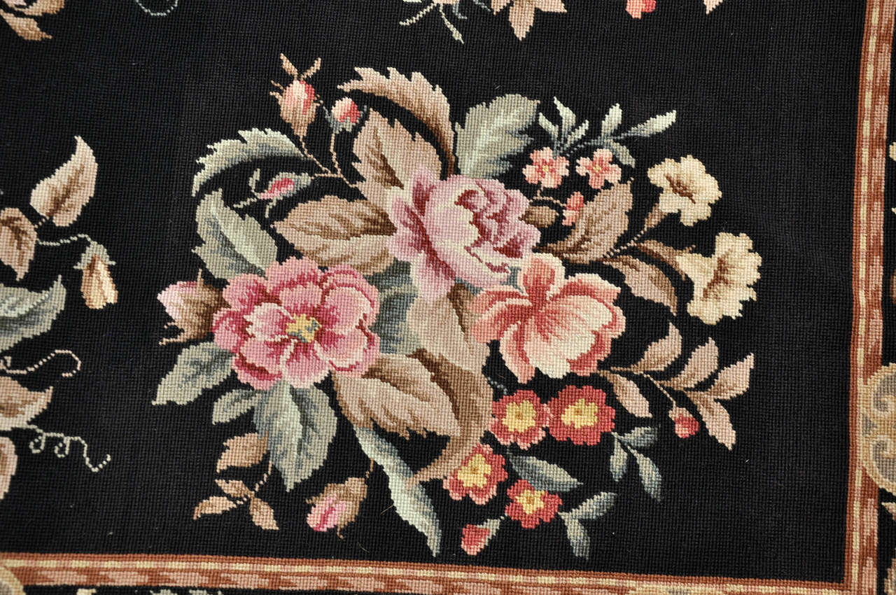 Fine Needlepoint Rug For Sale at 1stDibs