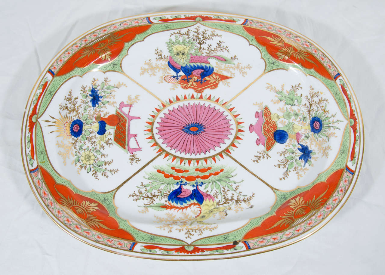 Chamberlain's Worcester Bengal Tiger Platter at 1stDibs