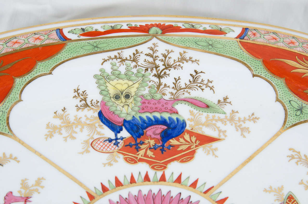 Chamberlain's Worcester Bengal Tiger Platter at 1stDibs