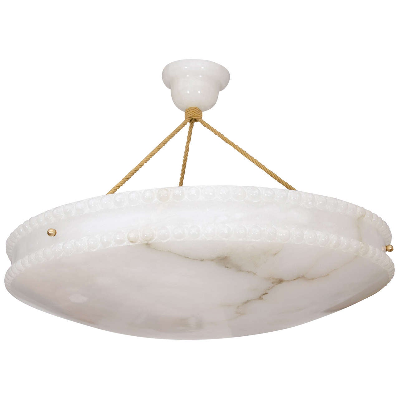 Alabaster Light Fixture at 1stDibs