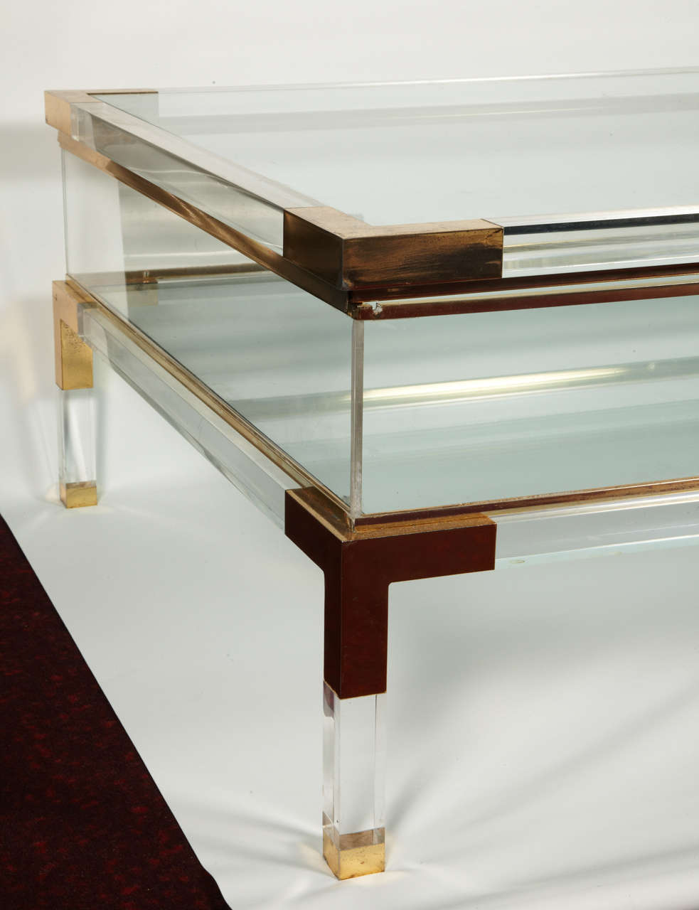 1980s Plexiglass Showcase Coffee Table at 1stDibs