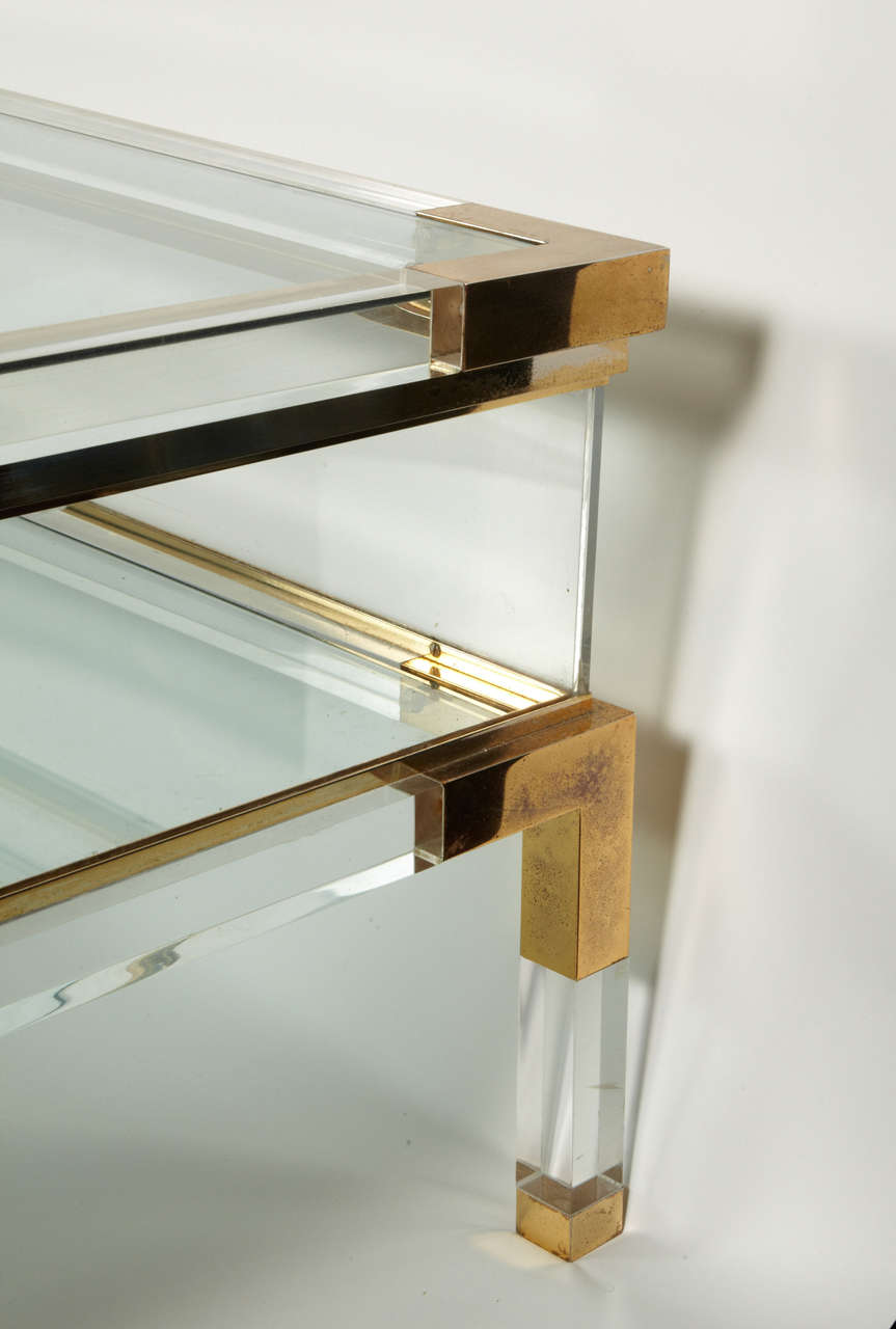 1980s Plexiglass Showcase Coffee Table at 1stDibs