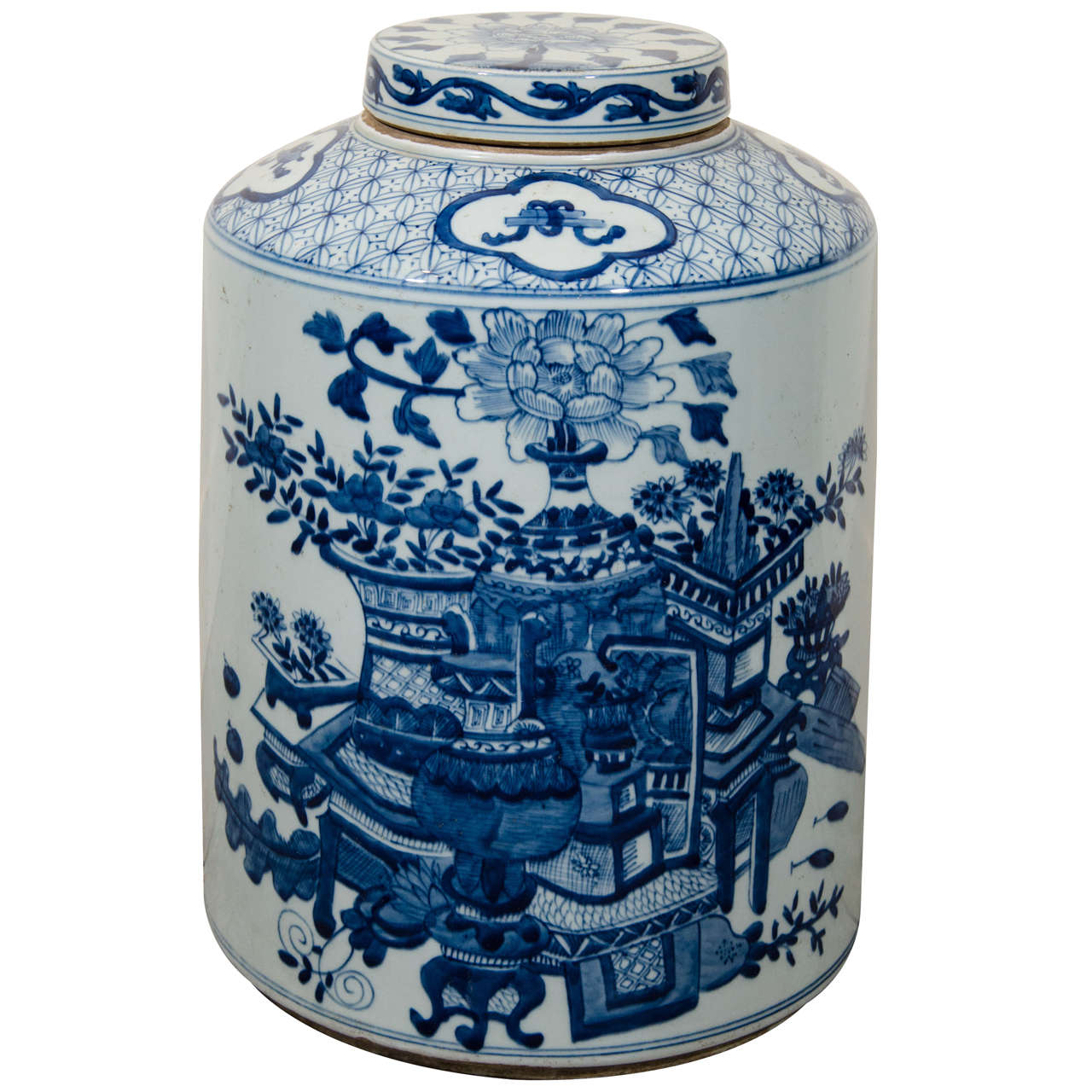 Large Antique Chinese Porcelain Tea Container at 1stDibs | chinese tea ...
