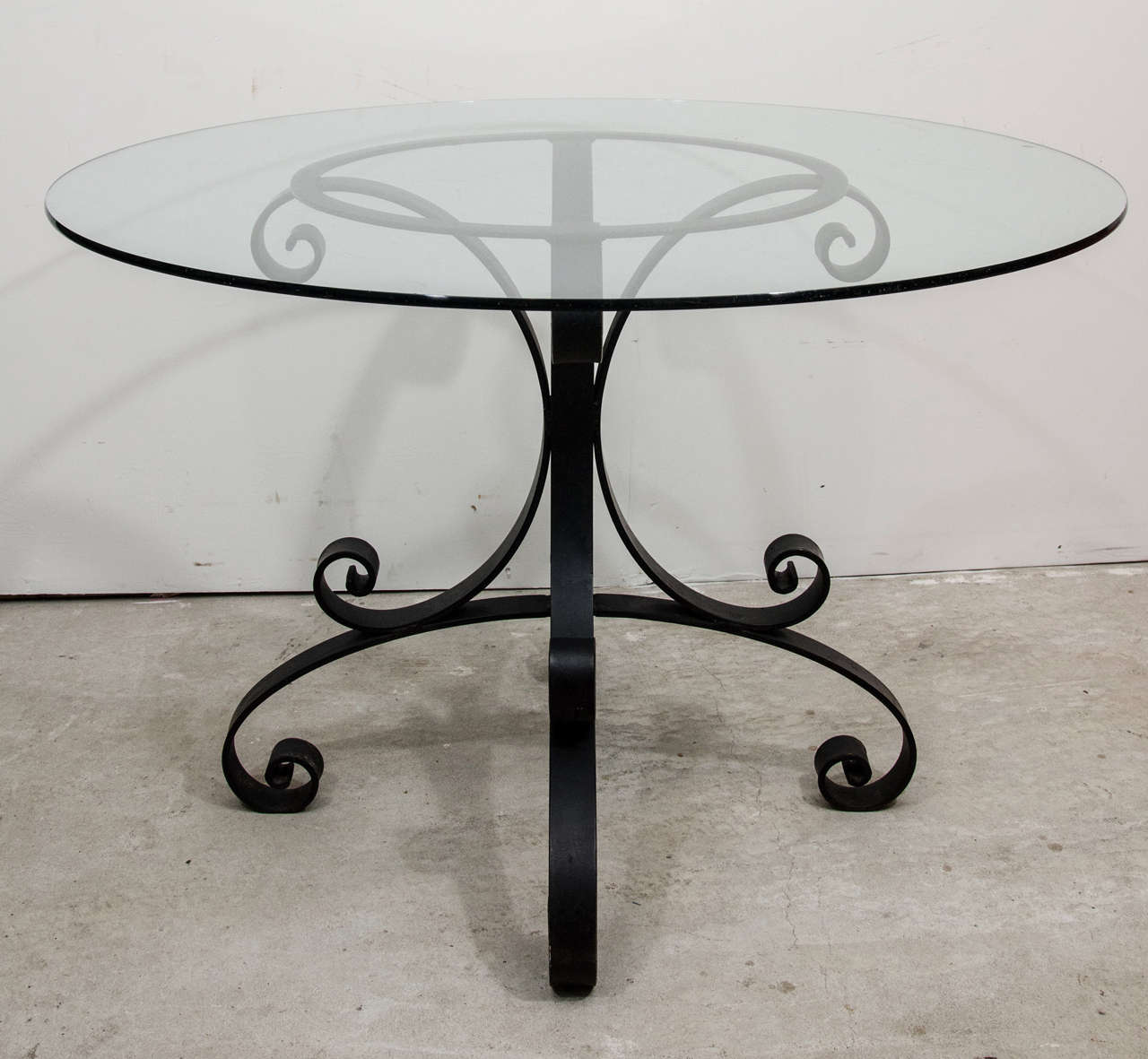 Wrought Iron Center Table For Sale at 1stDibs