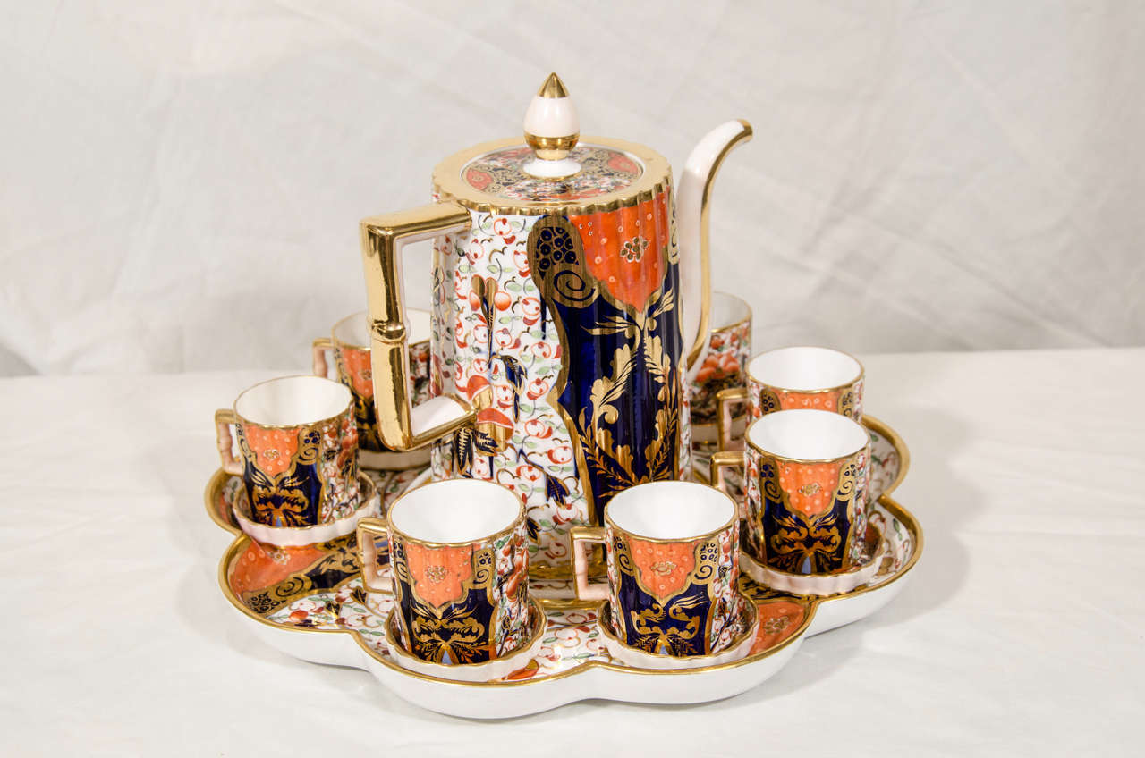 An Antique English Demitasse Coffee Set at 1stDibs