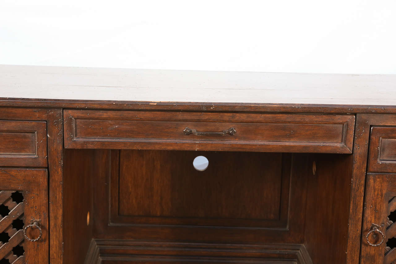 Moroccan Handcrafted Desk, Vanity or Dresser With Moorish Star Designs ...
