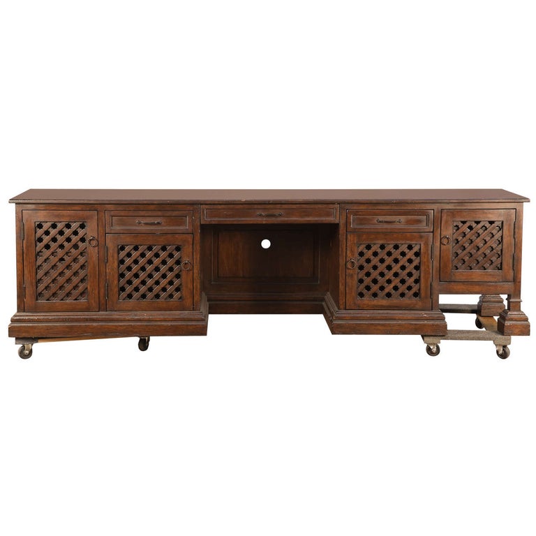 Moroccan Handcrafted Desk, Vanity or Dresser With Moorish Star Designs ...