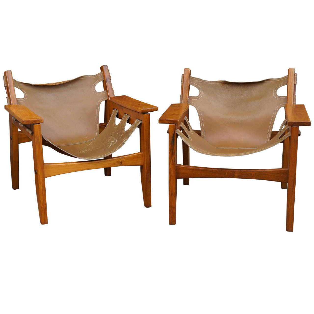 Pair Kilin Lounge Chairs at 1stDibs