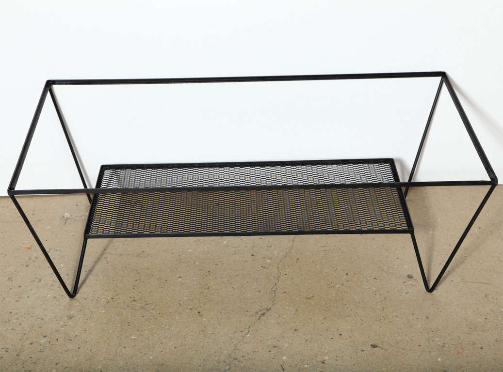 Frederick Weinberg Wrought Iron Coffee Table at 1stDibs