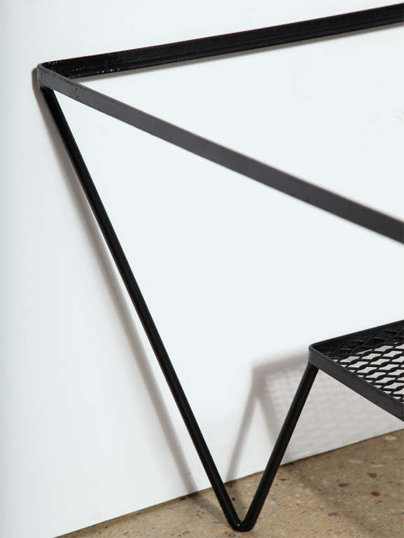 Frederick Weinberg Wrought Iron Coffee Table at 1stDibs