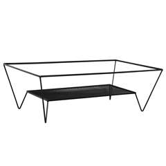 Frederick Weinberg Wrought Iron Coffee Table at 1stDibs
