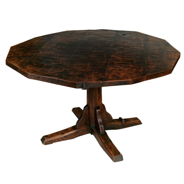 A Thomas "Gnomeman" Whittaker Oak Dodecagon Table at 1stDibs | gnomeman ...