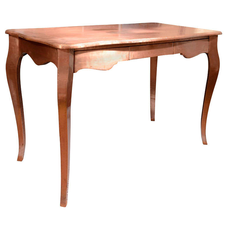 Indian Copper Writing Desk For Sale at 1stDibs