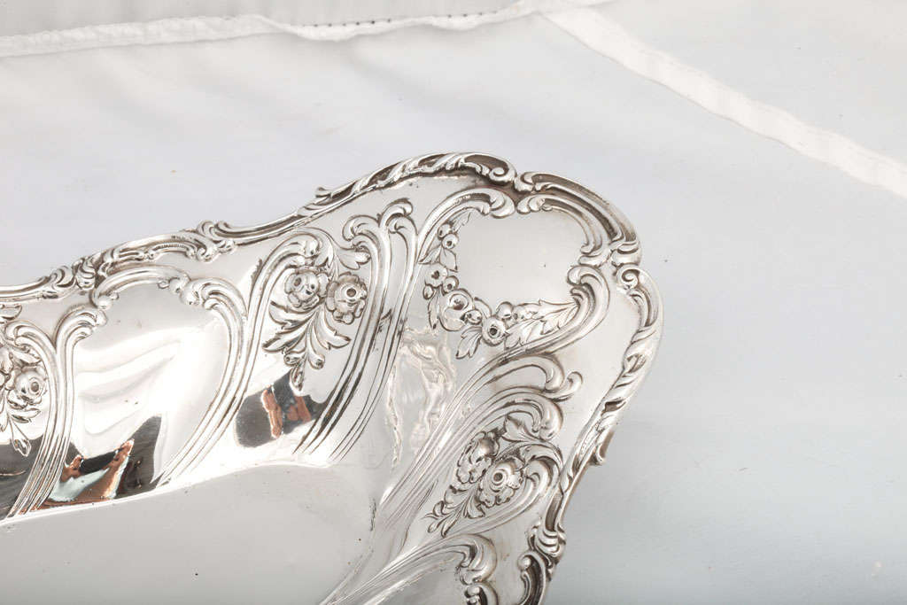 Sterling Silver "Chantilly" Condiments/Bread Tray at 1stDibs