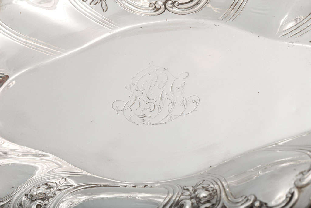 Sterling Silver "Chantilly" Condiments/Bread Tray at 1stDibs