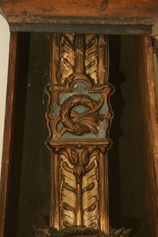 Mid 19thC. French Provincial Louis XV Style Morbier Case Clock For Sale ...