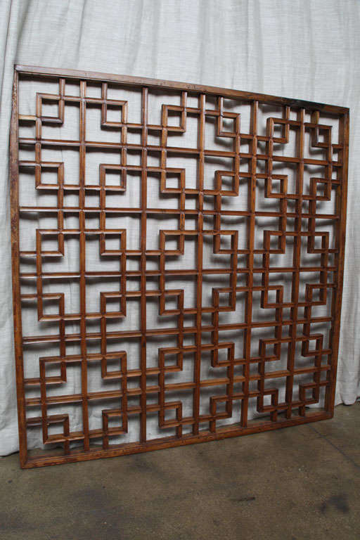 Chinese Lattice Screen at 1stDibs