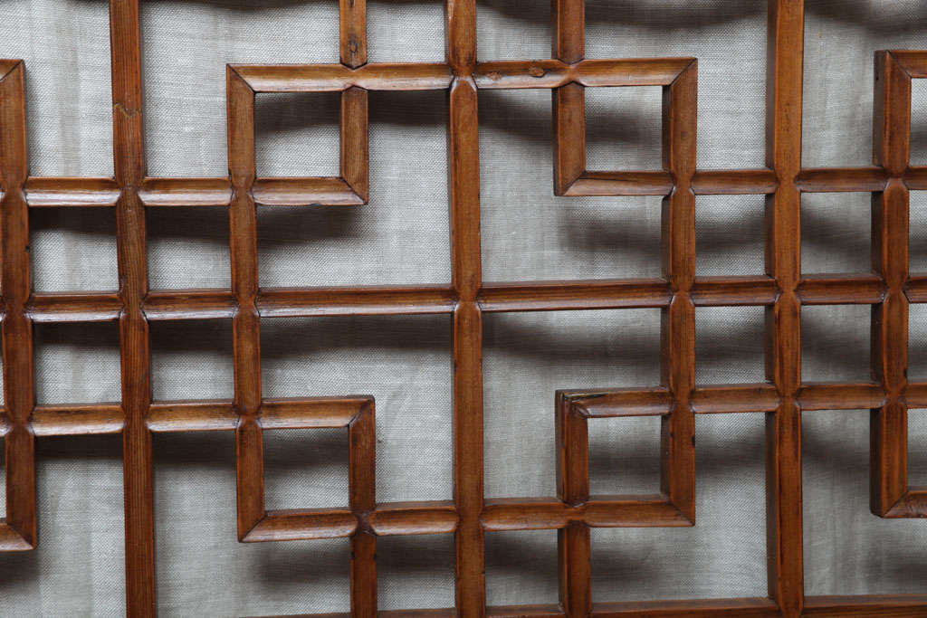 Chinese Lattice Screen at 1stDibs