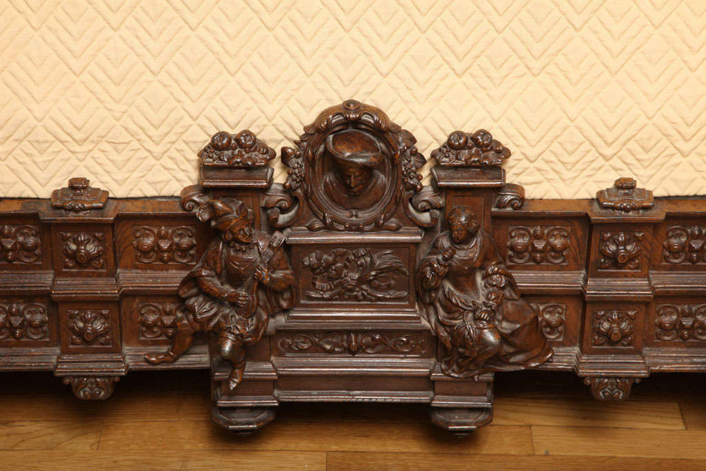 A French Painted Iron Neo Gothic Daybed at 1stDibs | gothic day bed