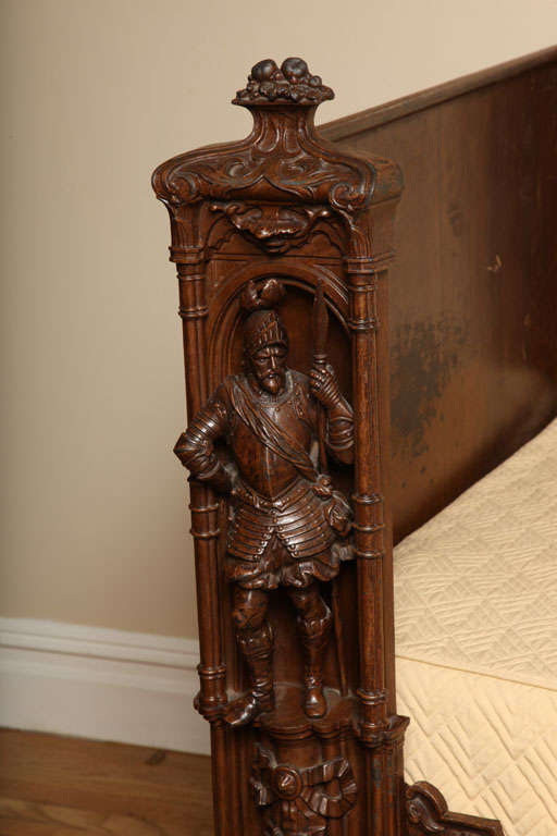 A French Painted Iron Neo Gothic Daybed at 1stDibs