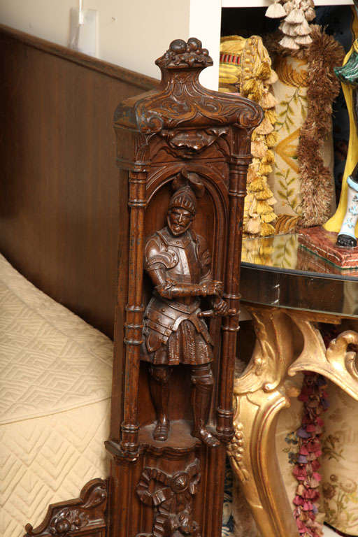 A French Painted Iron Neo Gothic Daybed at 1stDibs