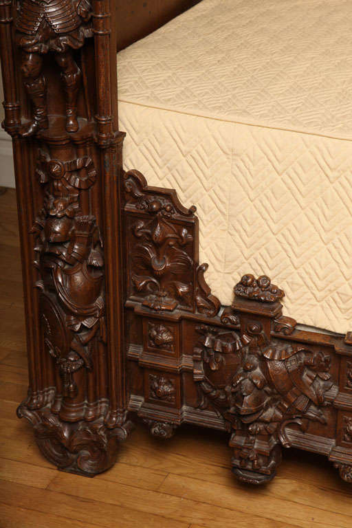 A French Painted Iron Neo Gothic Daybed at 1stDibs | gothic day bed