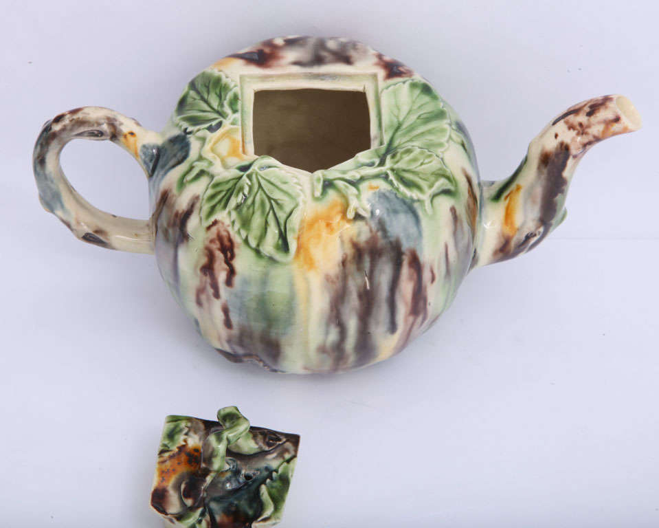 Rare Whieldon School Apple Teapot at 1stDibs
