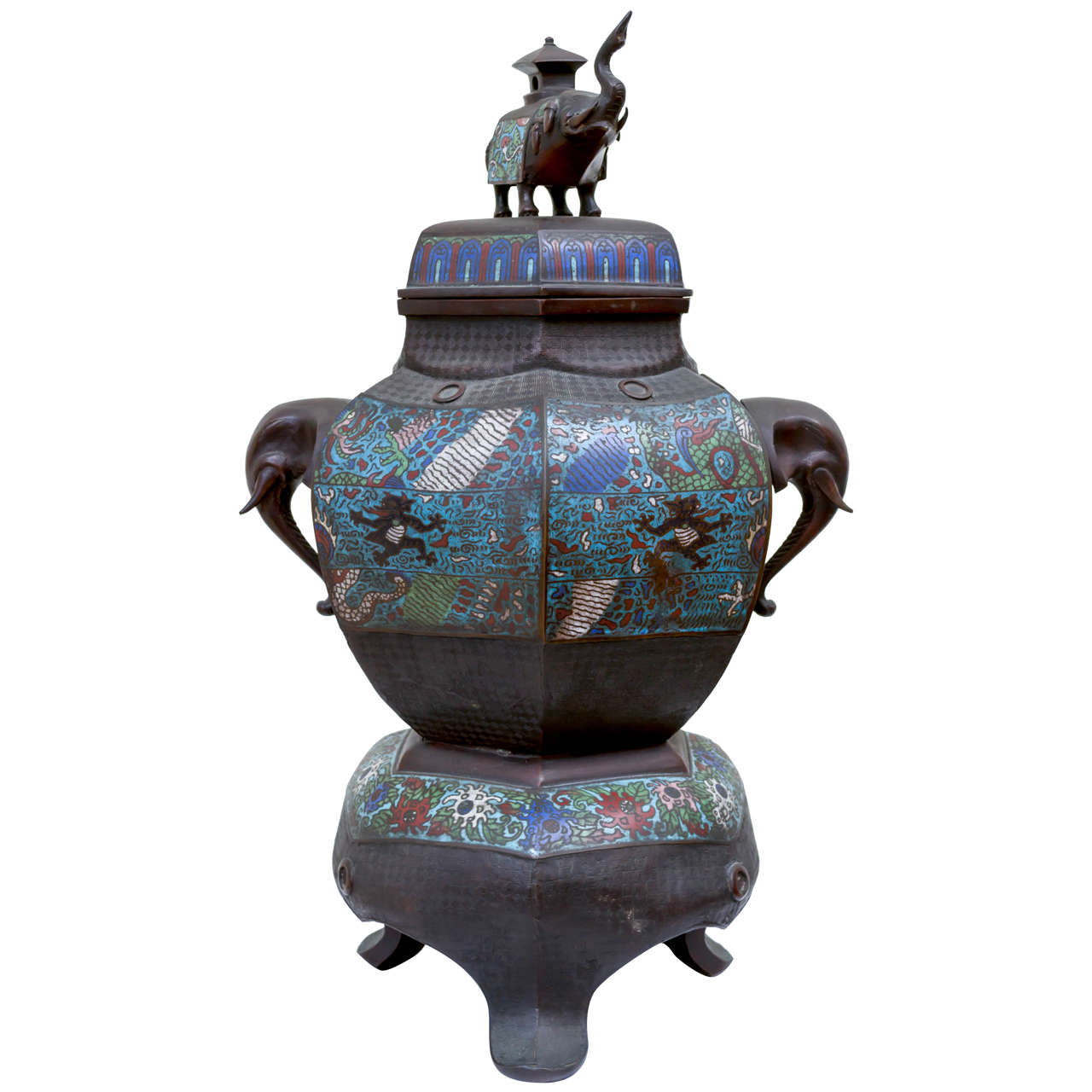 Japanese Bronze Censer at 1stDibs
