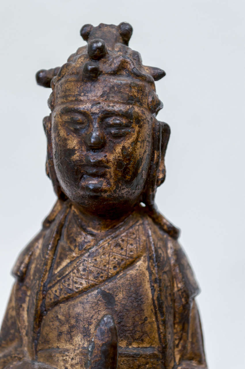 17th Century Chinese Bronze Ming Dynasty Statue at 1stDibs | ming ...
