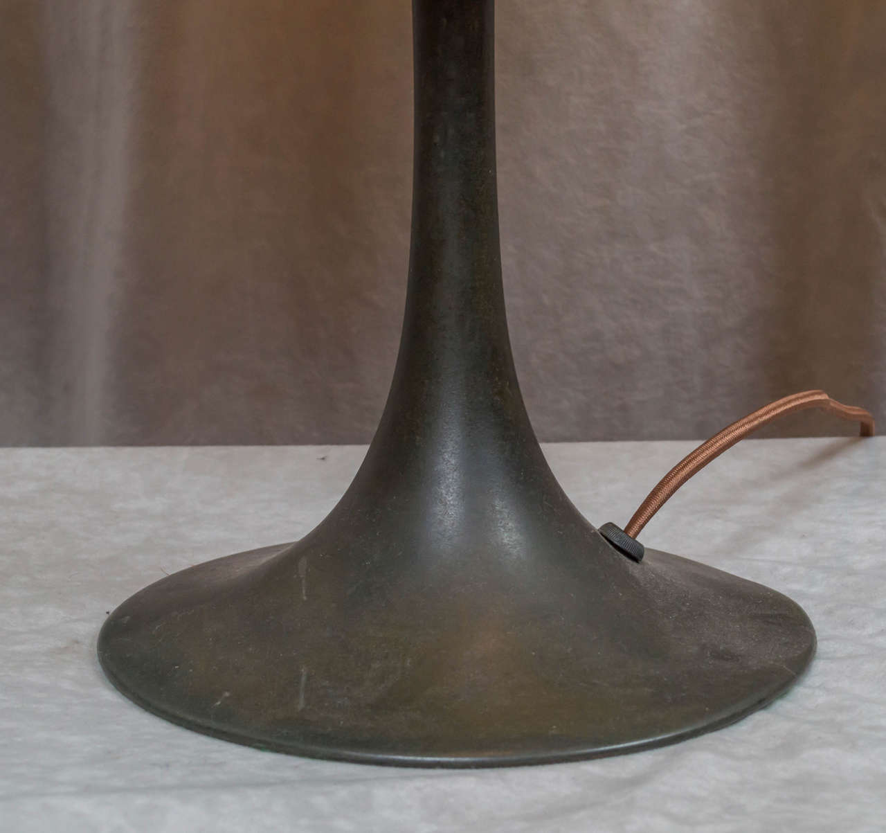 Leaded Glass Table Lamp, Oriental Poppy Ca. 1910 at 1stDibs | antique ...