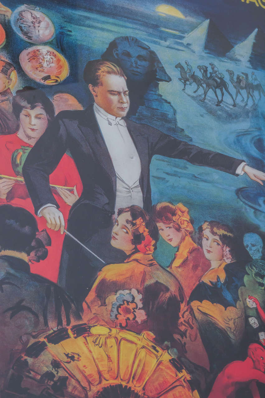 Vintage Magic Poster "George",The Supreme Master at 1stDibs