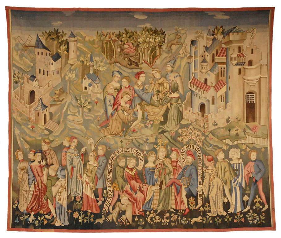---Antique English Tapestry--- For Sale at 1stDibs