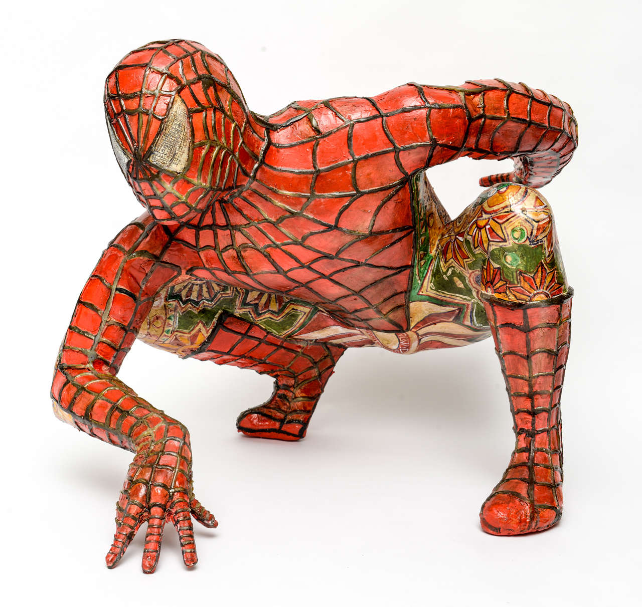 Domenico Pellegrino Spiderman Sculpture For Sale at 1stDibs