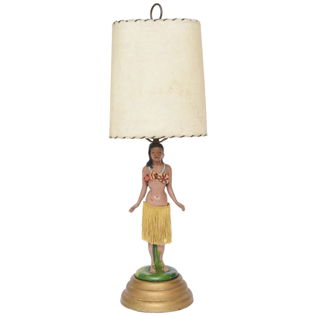 Original Vintage Hula Girl Lamp from 1940's at 1stDibs