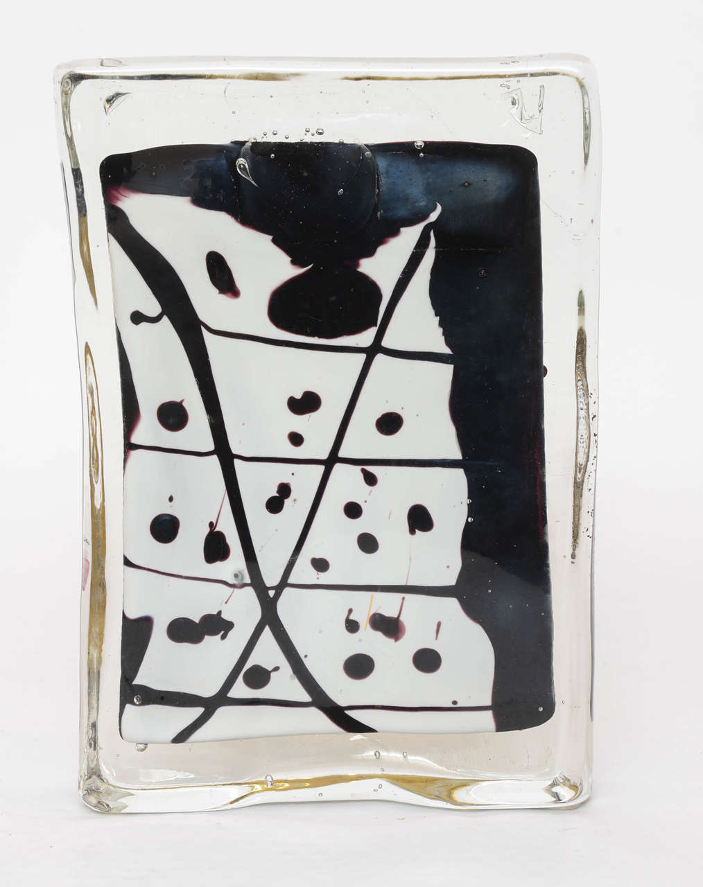Silvano Signoretto Murano Glass Block Sculpture at 1stDibs