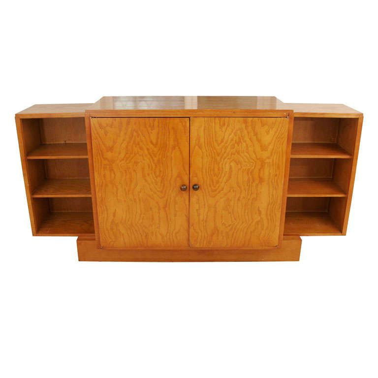 A rare Oak Bookcase by Jacques-Emile Ruhlmann at 1stDibs