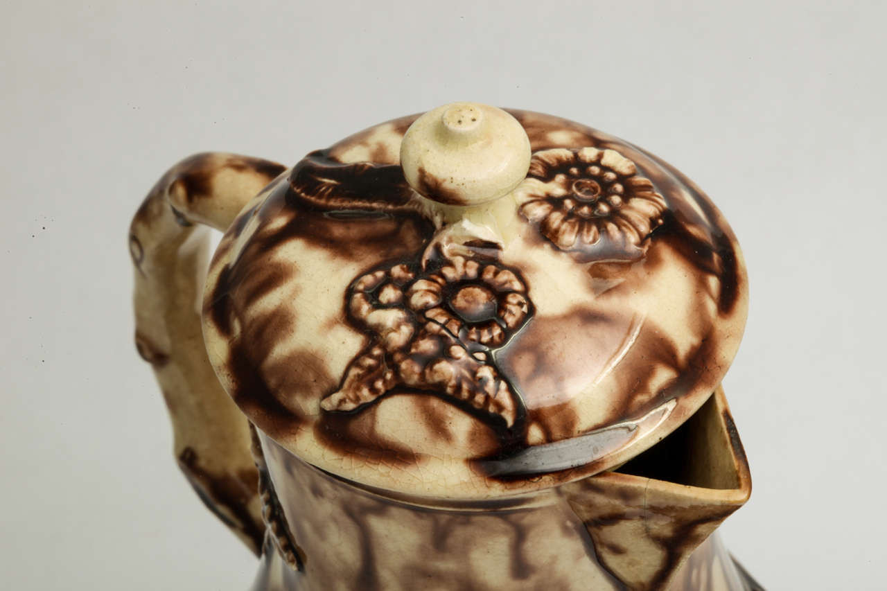 A Fine Whieldon School Pottery Covered Milk Jug For Sale at 1stDibs