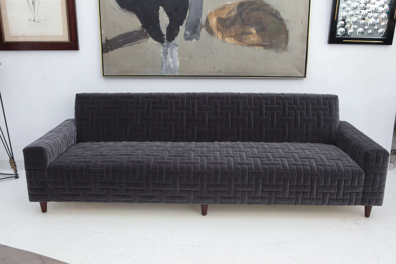 Custom Quilted Sofa by William Haines at 1stDibs