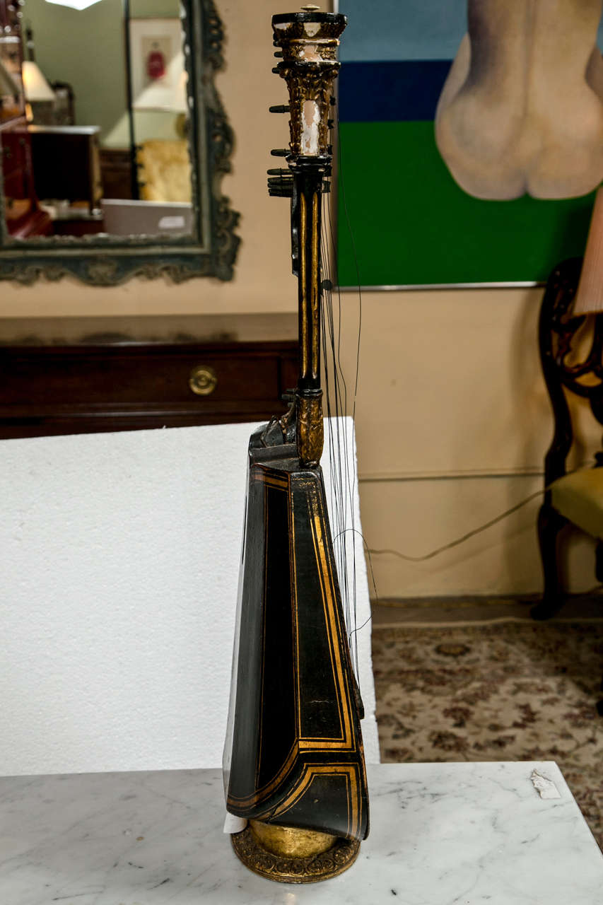 19th Century Harp Lute Edward Light at 1stDibs | harp lute for sale ...