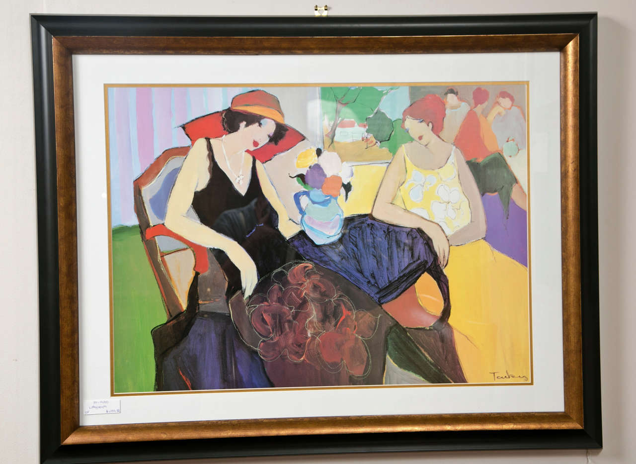 Itzchak Tarkay Colored Serigraph. at 1stDibs | itzchak tarkay serigraph ...