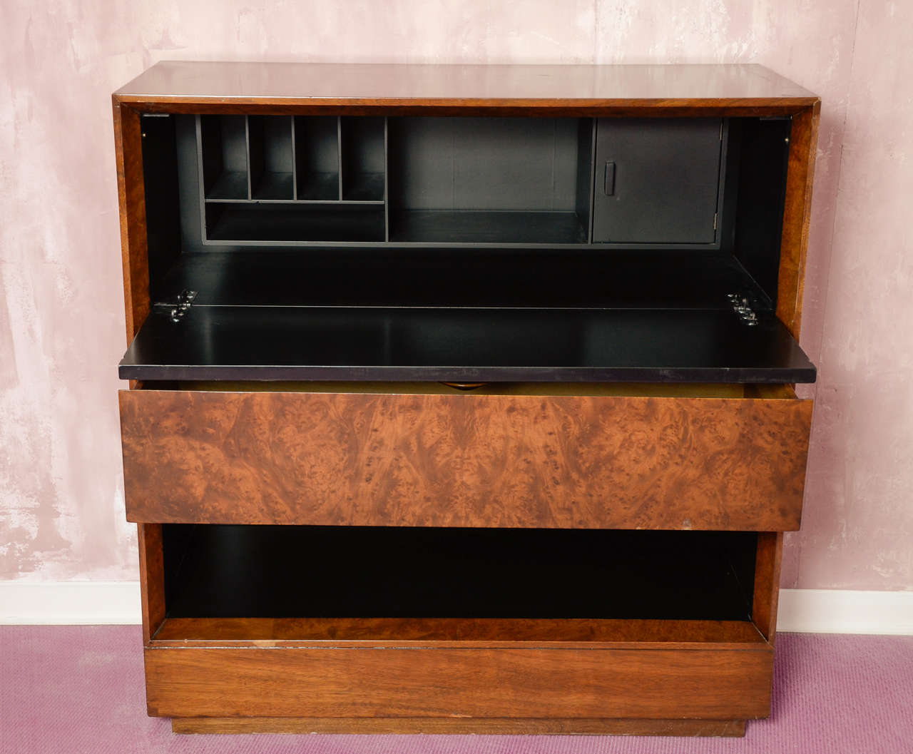 Pair of Gilbert Rohde pieces : secretary / bookcase. at 1stDibs